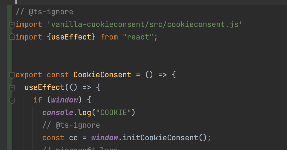 Next.js with typescript config · Issue #303 · orestbida/cookieconsent · GitHub