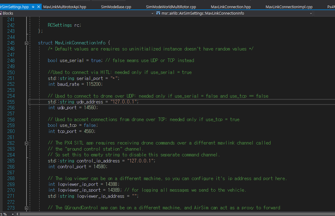 Connection between AirSim and PX4 over the network. · Issue #2413 ...