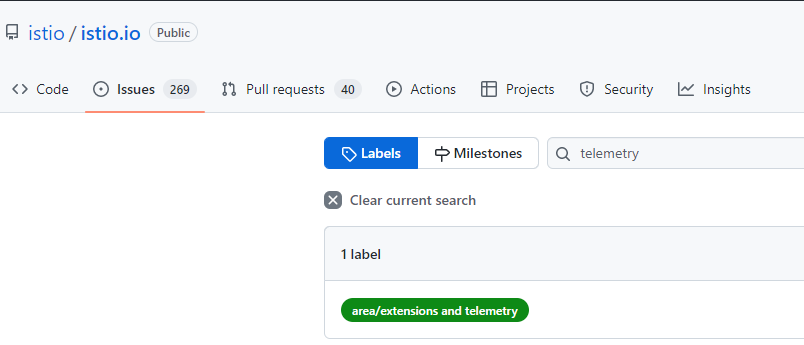 Inconsistency Issue Labels Between Different Repos · Issue 12483 · Istio · Github