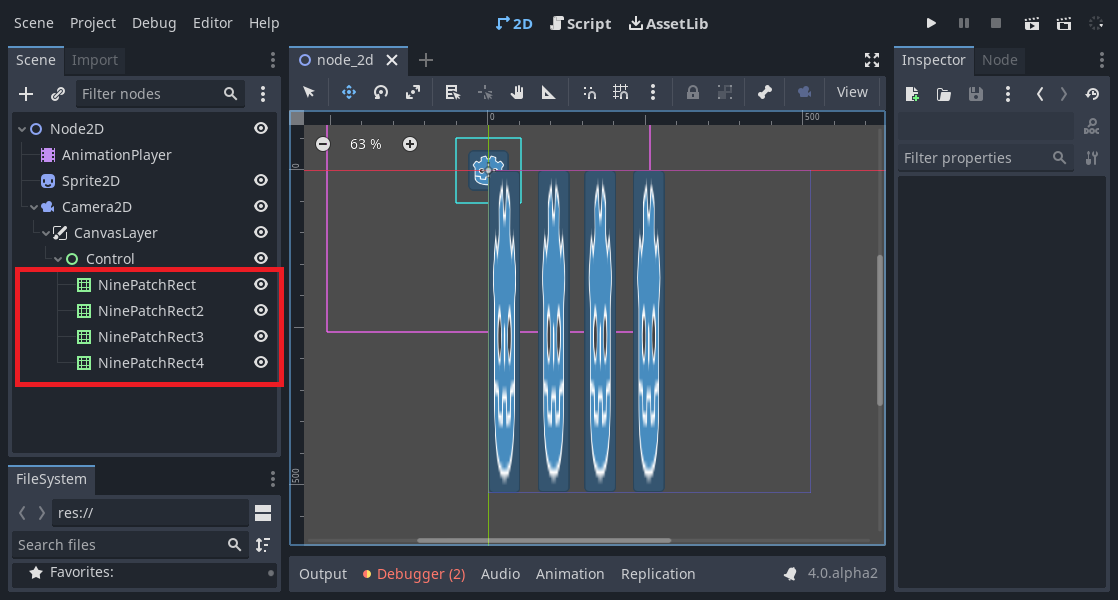 Zero child of CanvasLayer (which is a child of Camera2D) may render with wrong transform ...