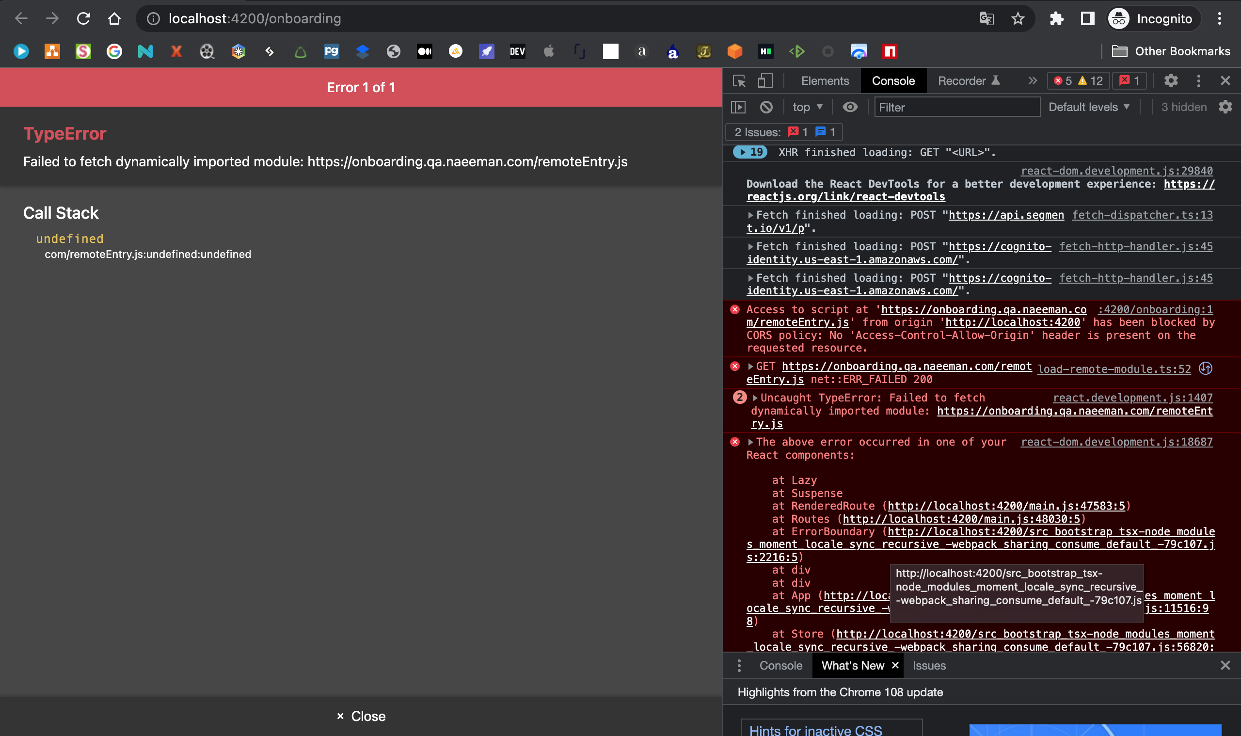 Question: CORS issue · Issue #11 · micro-frontends-demo/container · GitHub