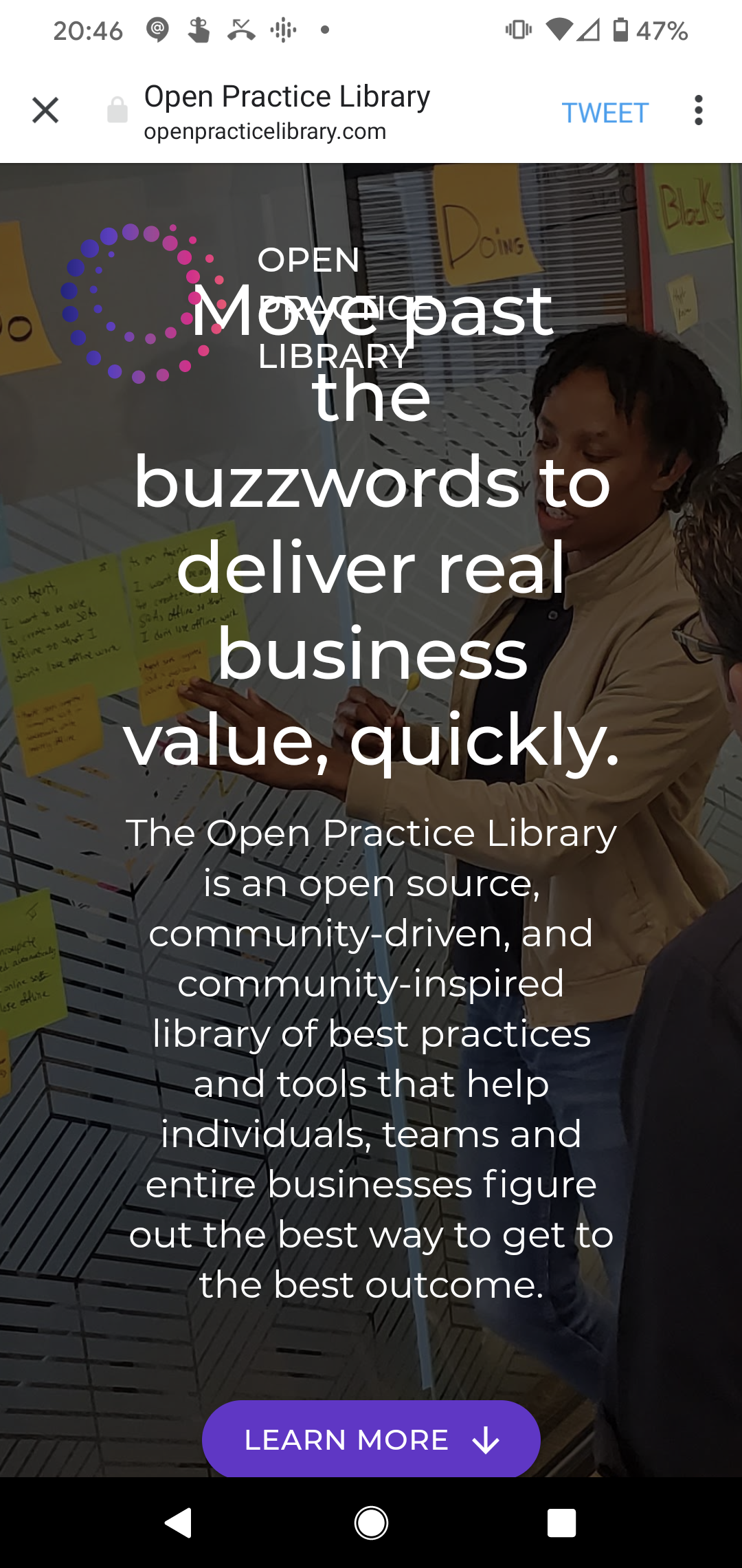 Mobile Rendering - Practice Page · Issue #1208 · openpracticelibrary/openpracticelibrary · GitHub