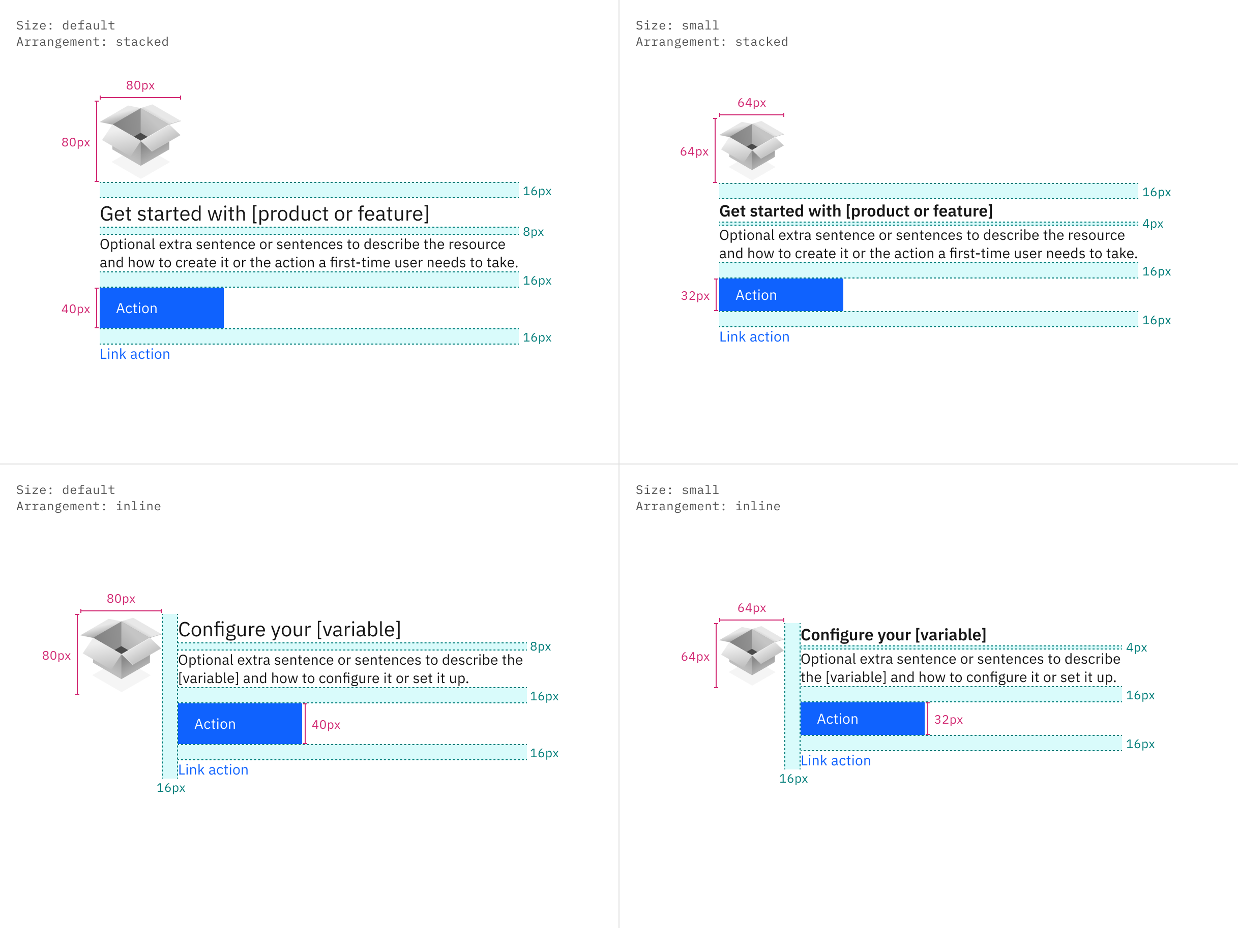 [Empty state] size and arrangement variations · Issue #3545 · carbon-design-system/carbon-addons ...
