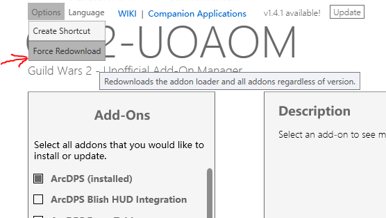"Unable to initialize 3D output" after installing anything with Addon Manager · Issue #144 · gw2 ...