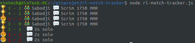 GitHub - XinTecK/rl-match-tracker: Add and track your Rocket League ...