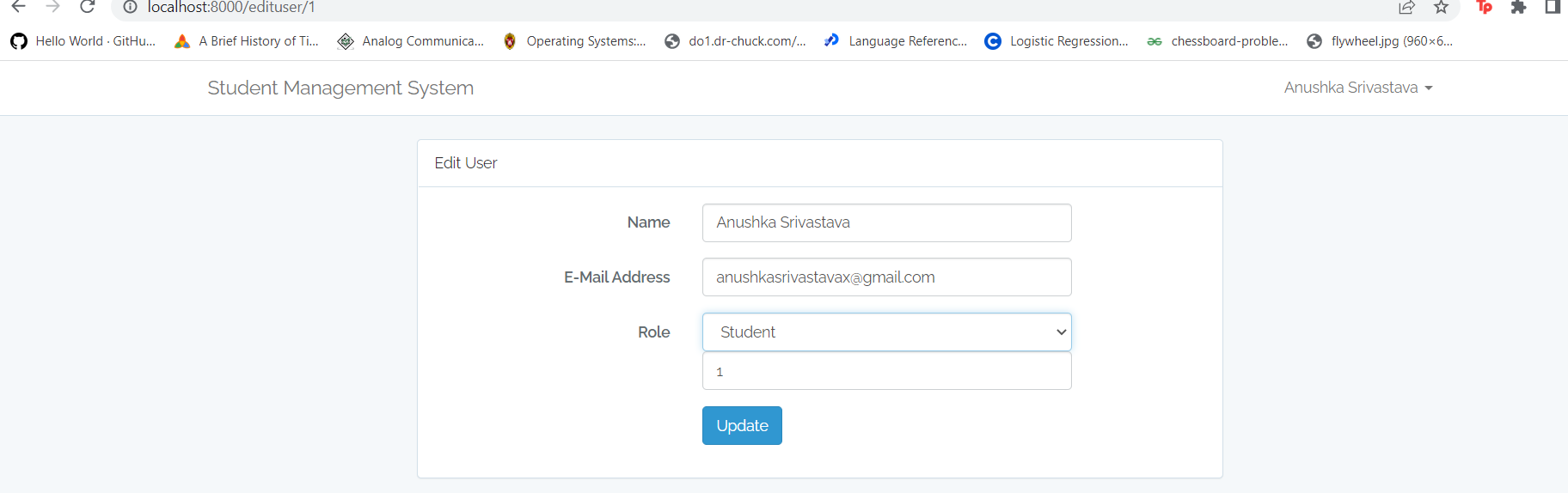 GitHub - xanushkasrivastavax/StudentManagementSystem