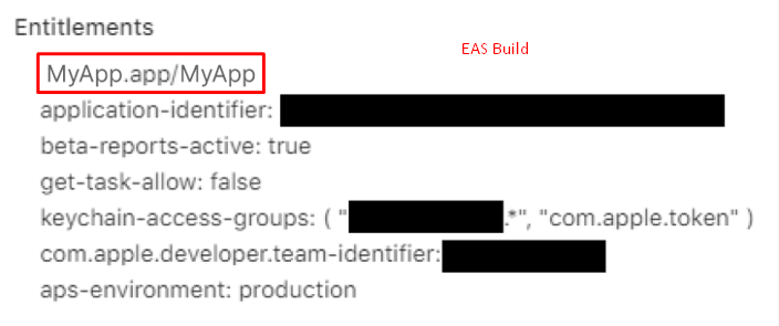 EAS build: SecureStore returns null for all keys after upgrading to a binary built with EAS ...