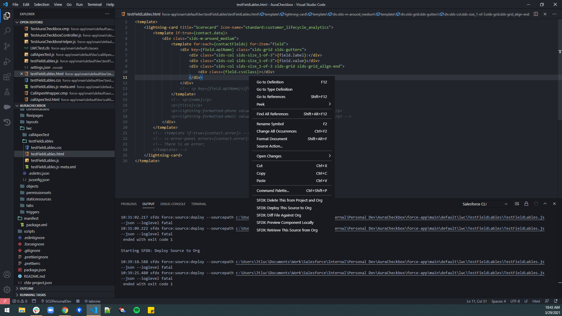 Right click deploy for LWC Javascript file failing · Issue #3094 · forcedotcom/salesforcedx ...
