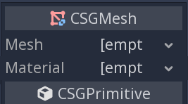 CSGMesh inspector lacks a material entry · Issue #28844 · godotengine ...