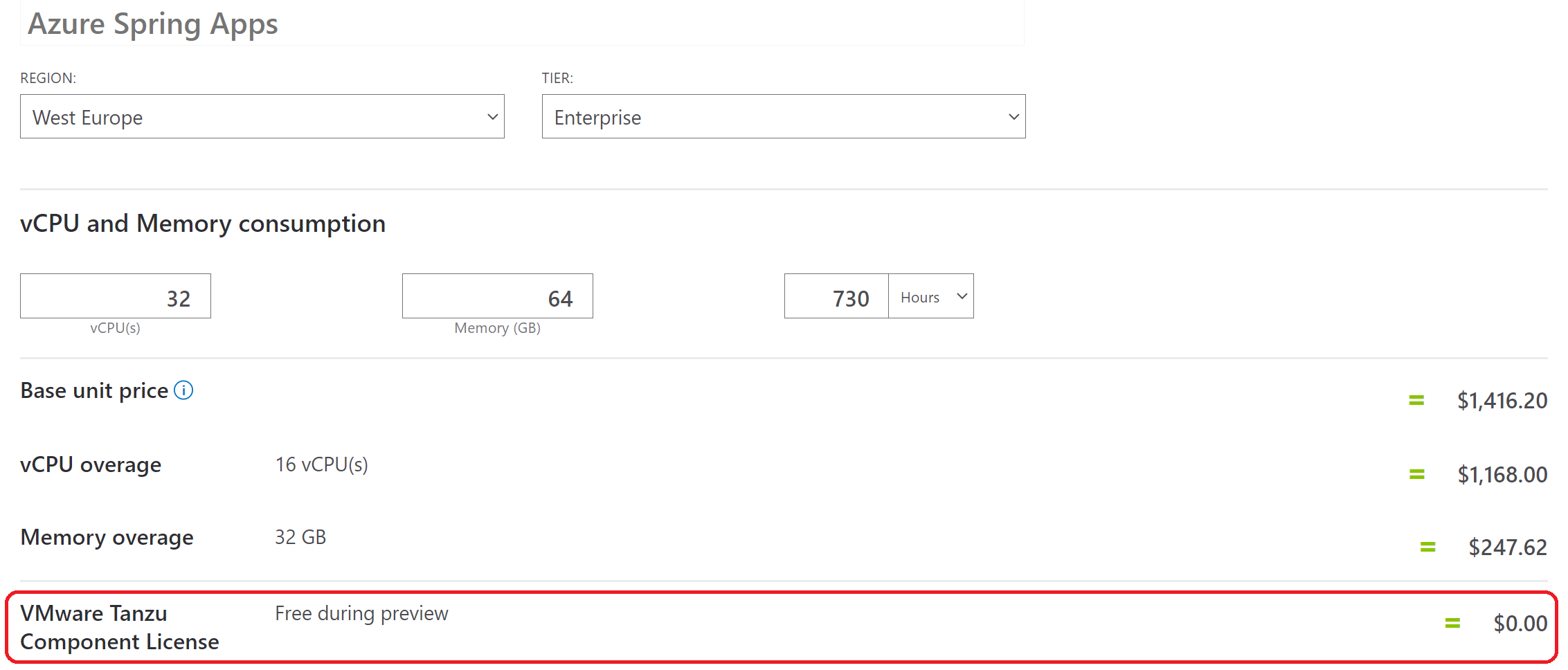 ASA Pricing with enterprise Tiers shows it is Free wheras it is now GA ...