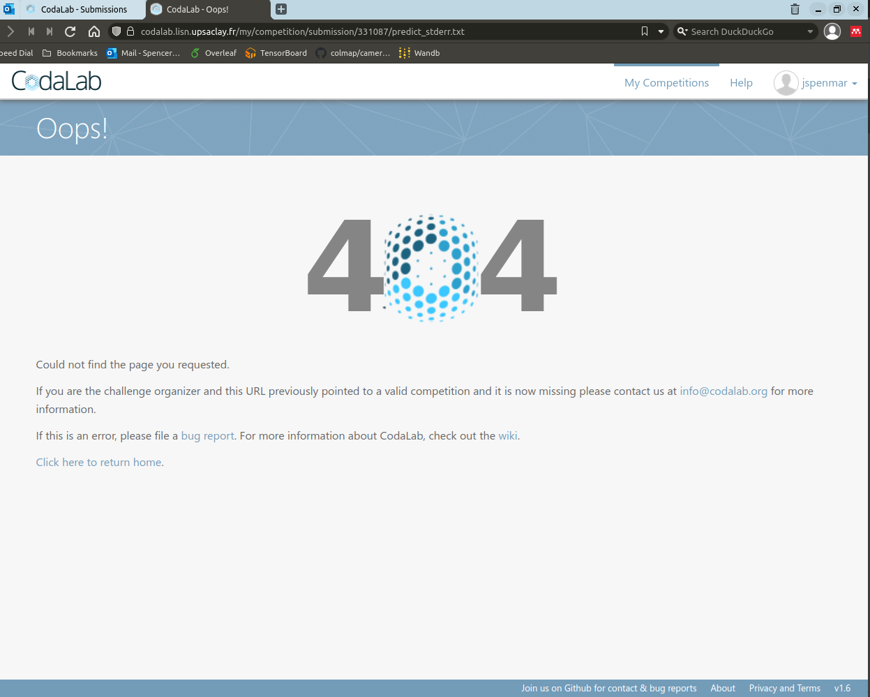 Problems accessing participant submissions and logs · Issue #3325 · codalab/codalab-competitions ...