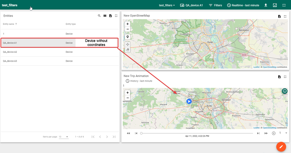 [Bug] [Widget Trip Animation] marker does not adapt when the entity has ...