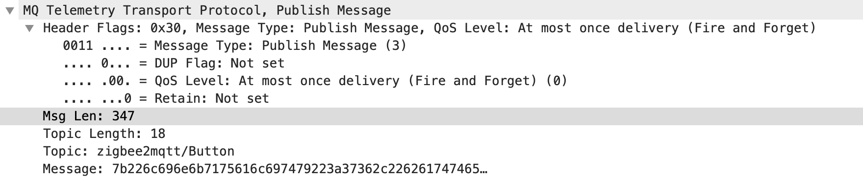 Wrong payload length in packet via publish · Issue #1941 · Koenkk/zigbee2mqtt · GitHub