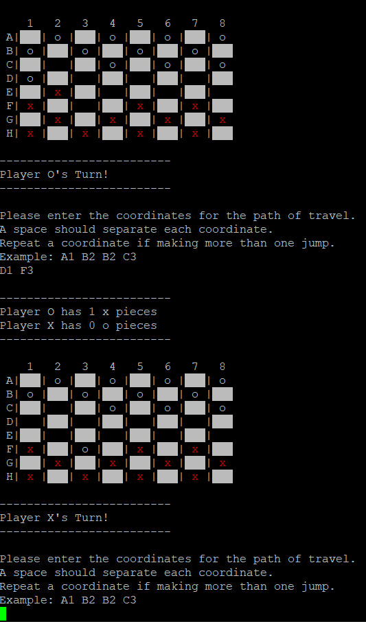 GitHub - ruangroc/CommandLineCheckers: CS161 Assignment: program a game ...