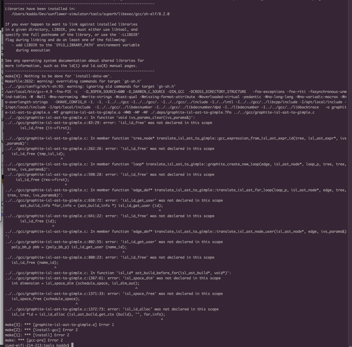 Unable To Compile From Source On Macos Mojave · Issue 49 · Physical Computationsunflower