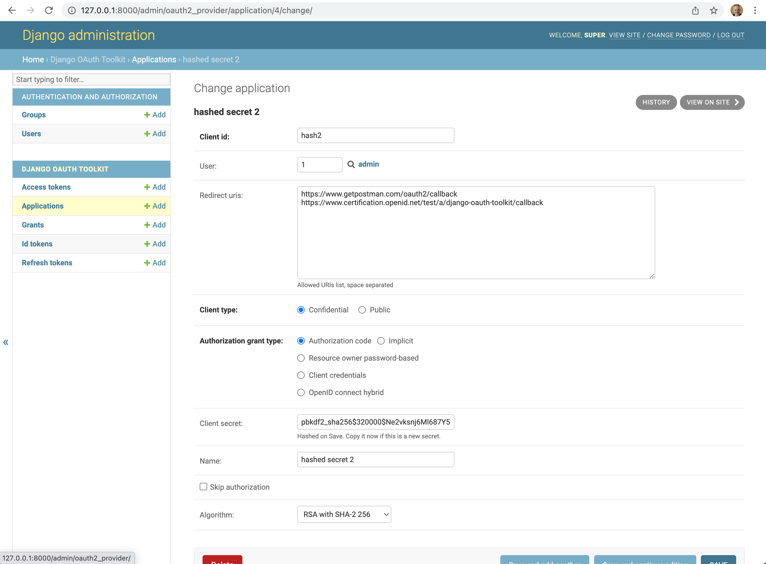 Getting Unsupported Granttype In Postman · Issue 1117 · Jazzbanddjango Oauth Toolkit · Github
