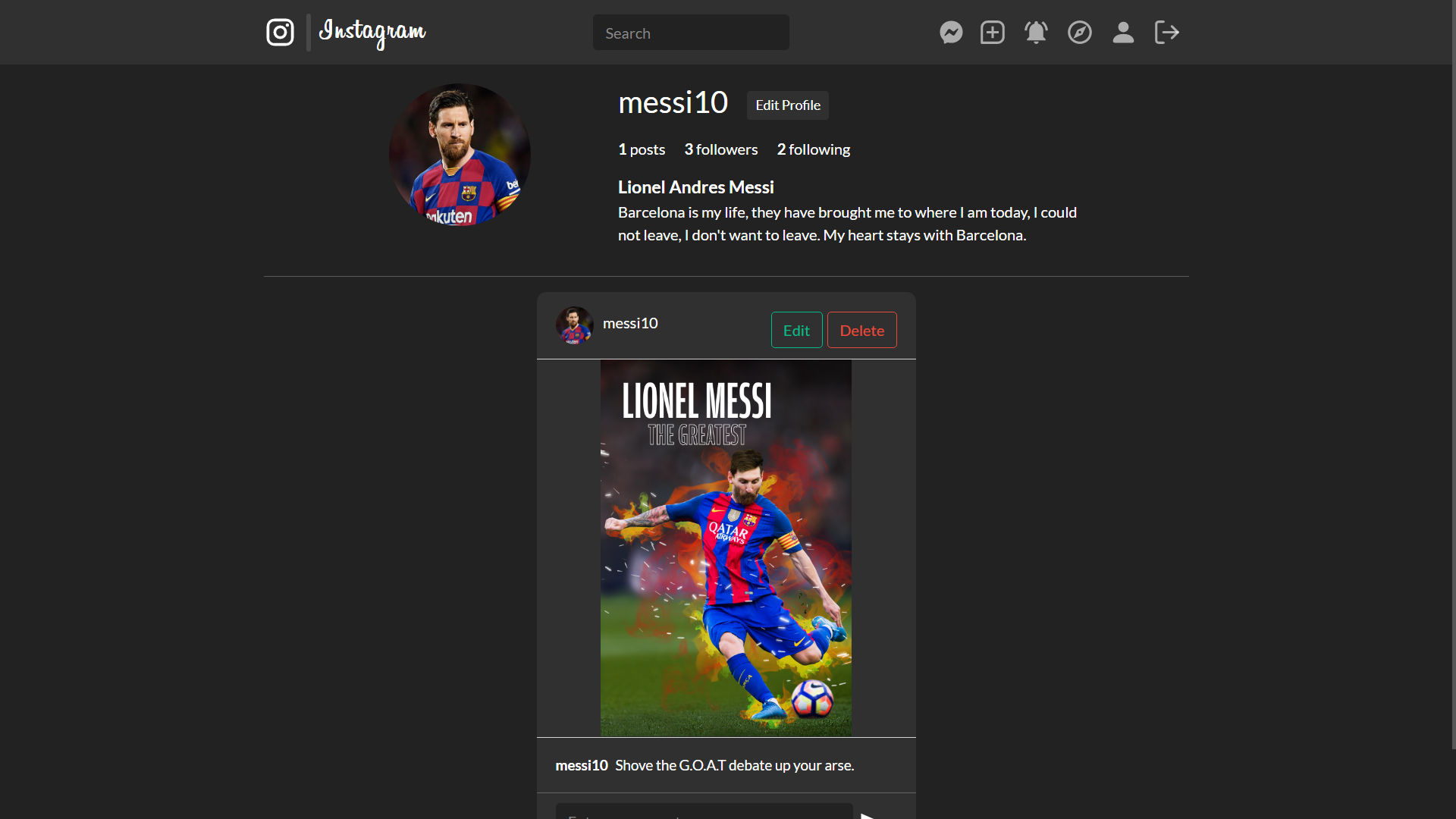 GitHub - Sj1335/Insta-Clone: Insta Clone is made by using React Js