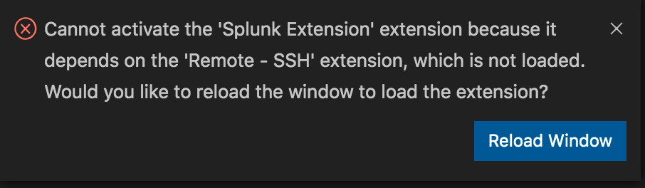 The extension is not working well on my remote SSH · Issue #9 · splunk/vscode-extension-splunk ...