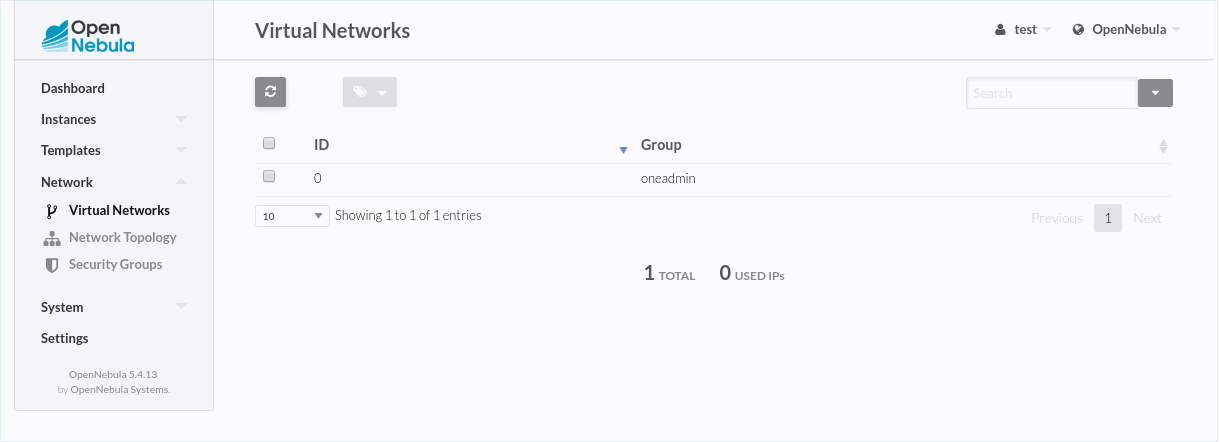 Users can't see Virtual Network and Security Group names · Issue #2223 · OpenNebula/one · GitHub