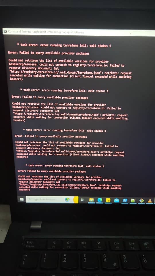 Getting Terraform Init Error · Issue 379 · Azureaztfexport · Github 