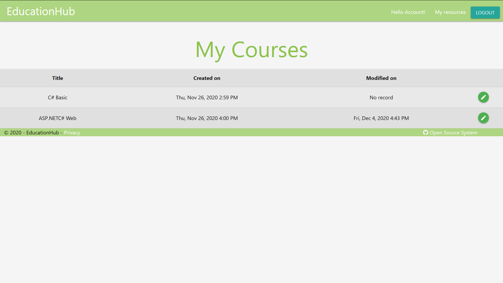 GitHub - mitovV/EducationHub: Knowledge sharing platform