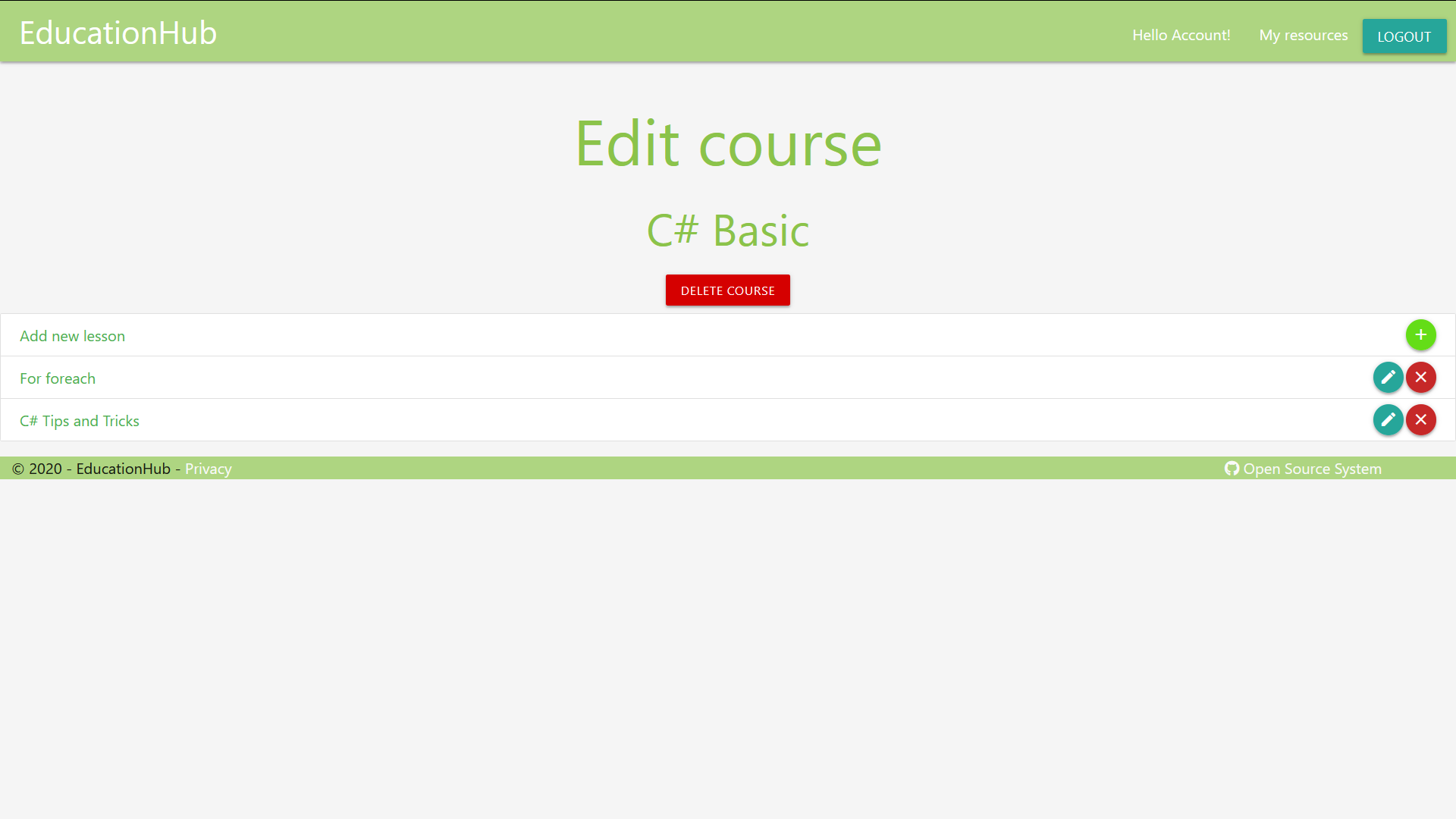 GitHub - mitovV/EducationHub: Knowledge sharing platform