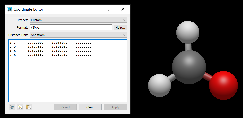 Atomic coordinate editor - Atom index · Issue #1317 · OpenChemistry ...