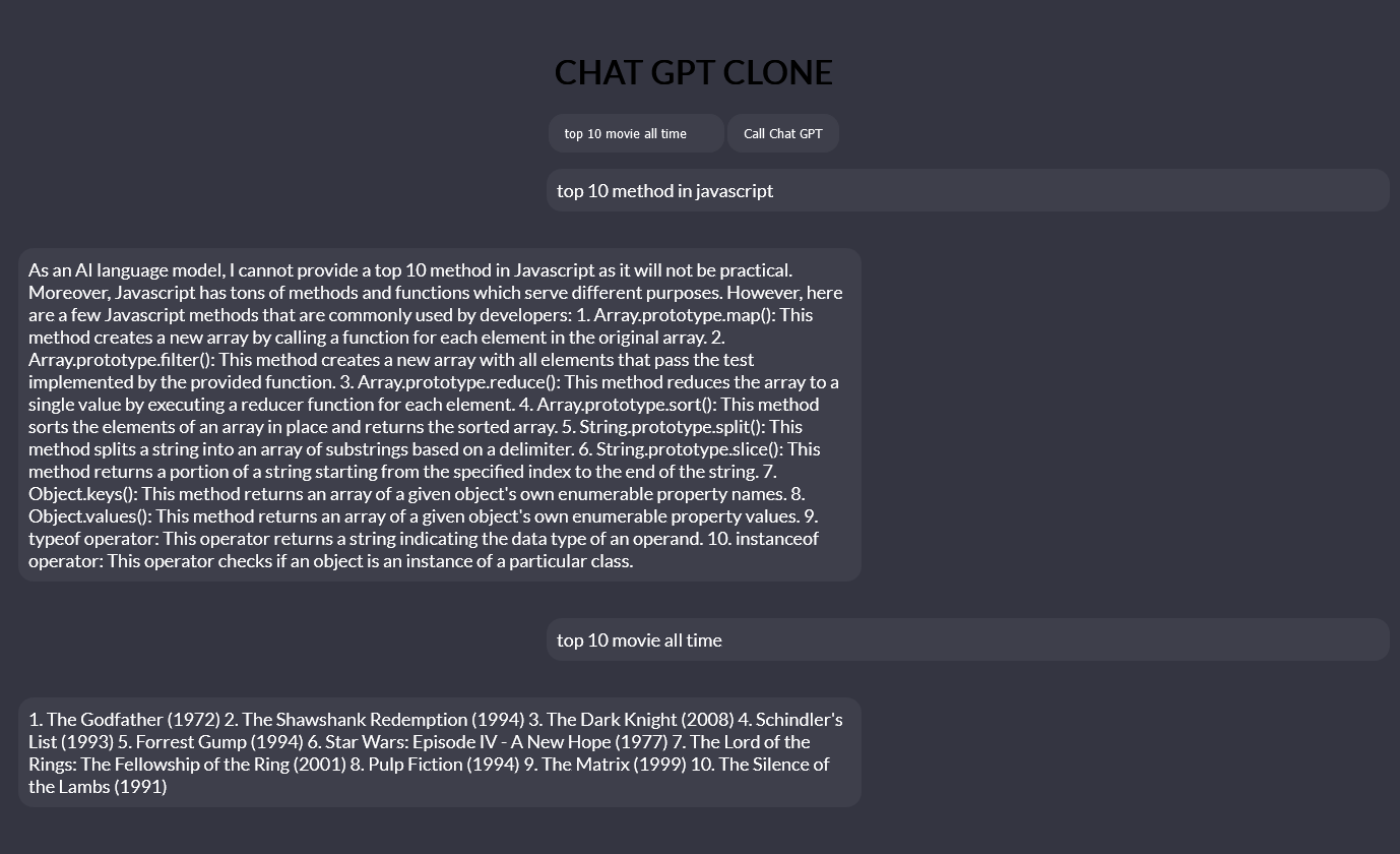 GitHub - CondreaAlexandru/chatGPT-clone: chatGPT-clone