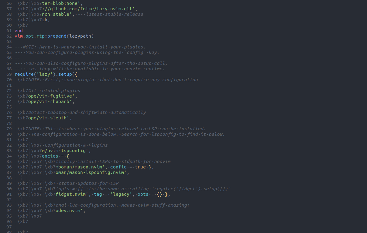 Whitespace After `set List` And `set Listchars` Commands Displaying Inconsistently · Issue 378