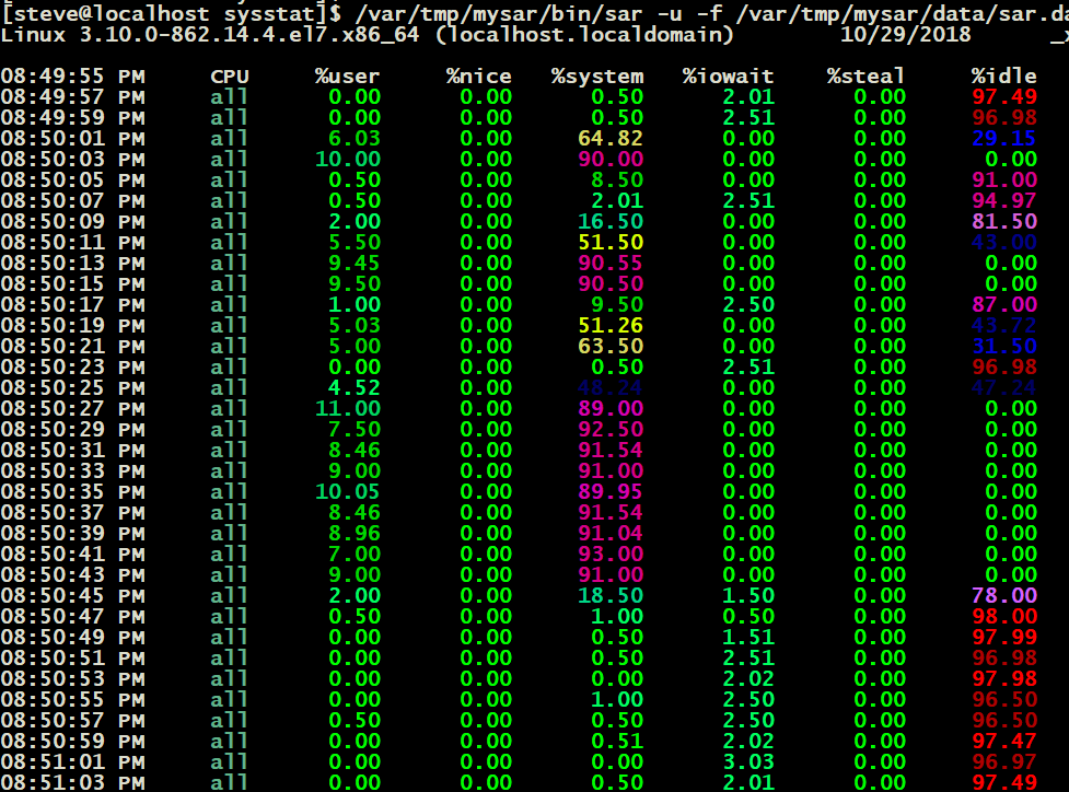 [colours] high % in columns is not always bad (red) · Issue #177 · sysstat/sysstat · GitHub