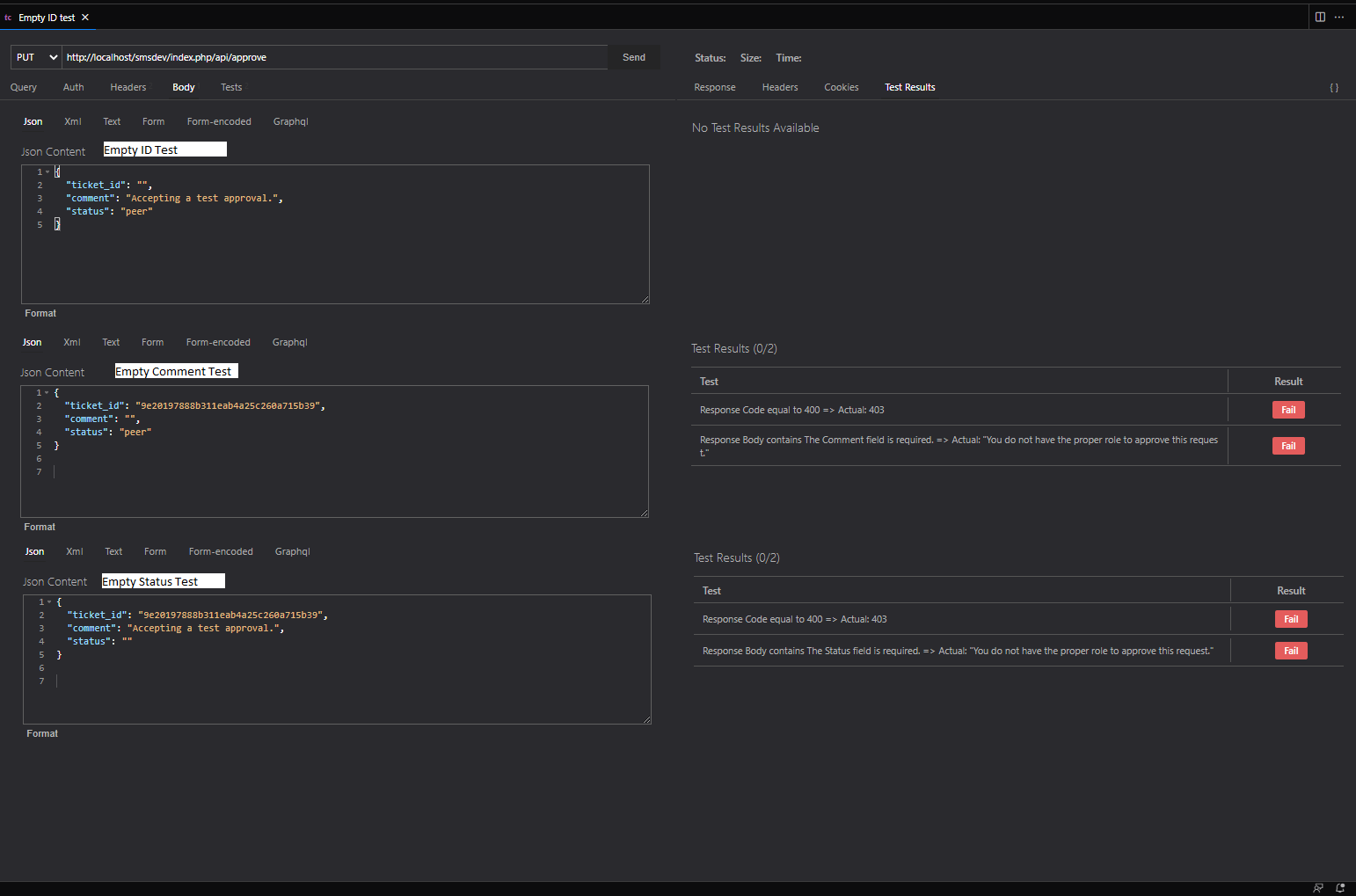 Organizing testing under 1 request vs multiple · Issue #230 ...