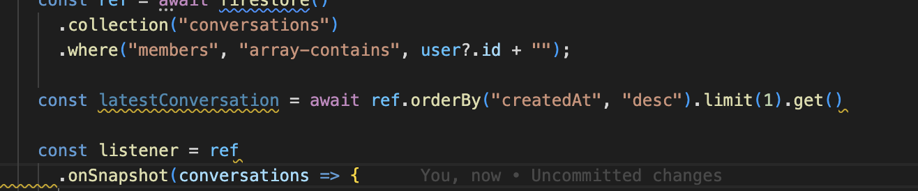 Firestore Snapshot not working with startAt function · Issue #6512 · invertase/react-native ...