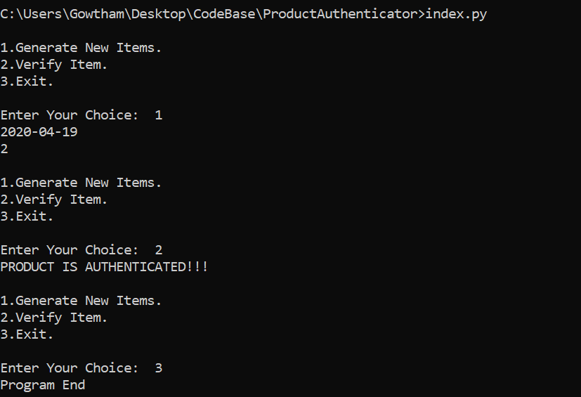 GitHub - Murgowt/ProductAuthenticator: A BlockChain Application to ...