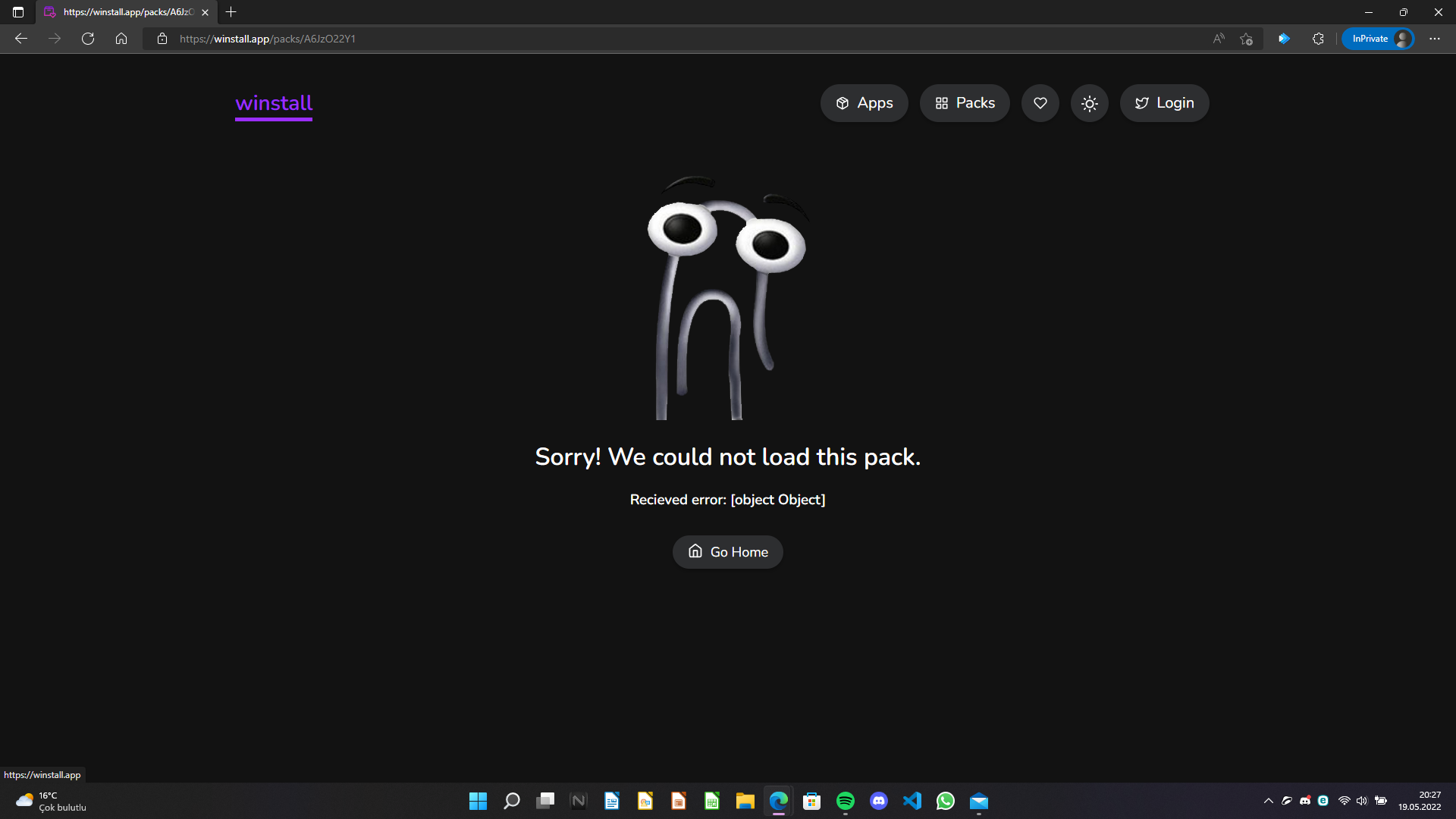 Sorry! We could not load this pack. Recieved error: [object Object] · Issue #112 · omaha ...