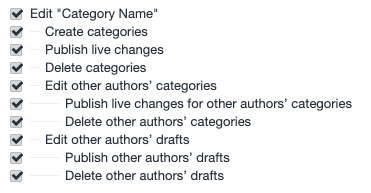 Feature Request: More specific category permissions · Issue #4039 · craftcms/cms · GitHub
