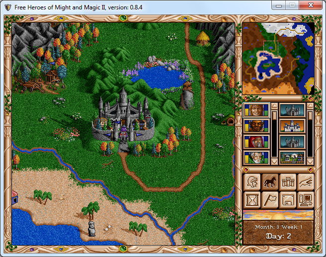 Loading a save file, Heroes paths, when the program has just been launched and the user loads a ...
