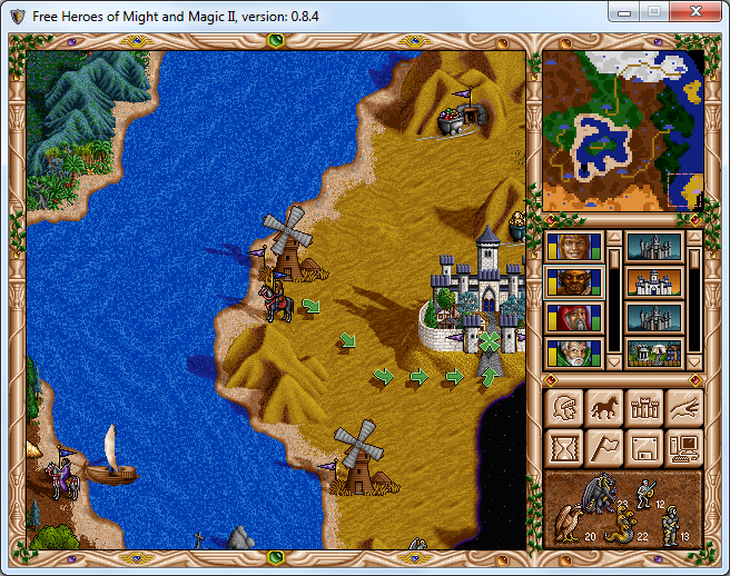 Loading a save file, Heroes paths, when the program has just been launched and the user loads a ...