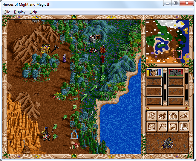 Adventure map, wrong arrows for the hero's path · Issue #6085 · ihhub/fheroes2 · GitHub