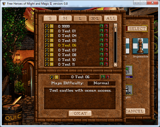 Scenario selection window, memorized selection · Issue #1240 · ihhub/fheroes2 · GitHub