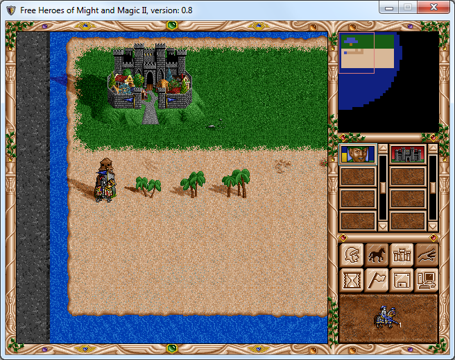 Adventure map, left part of the tree sprite is displayed over the hero sprite when moving ...