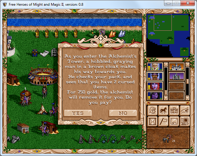 Adventure map, Alchemist's Tower, add a title to all windows related to ...