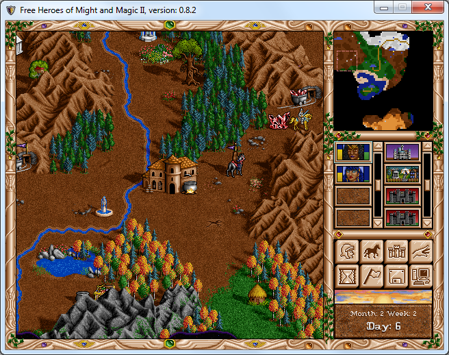 Adventure map, behavior of AI heroes in relation to their movement and resource generators ...