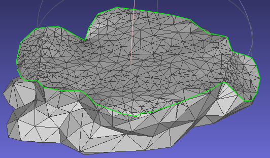 CGAL::Polygon_mesh_processing::triangulate_refine_and_fair_hole ...