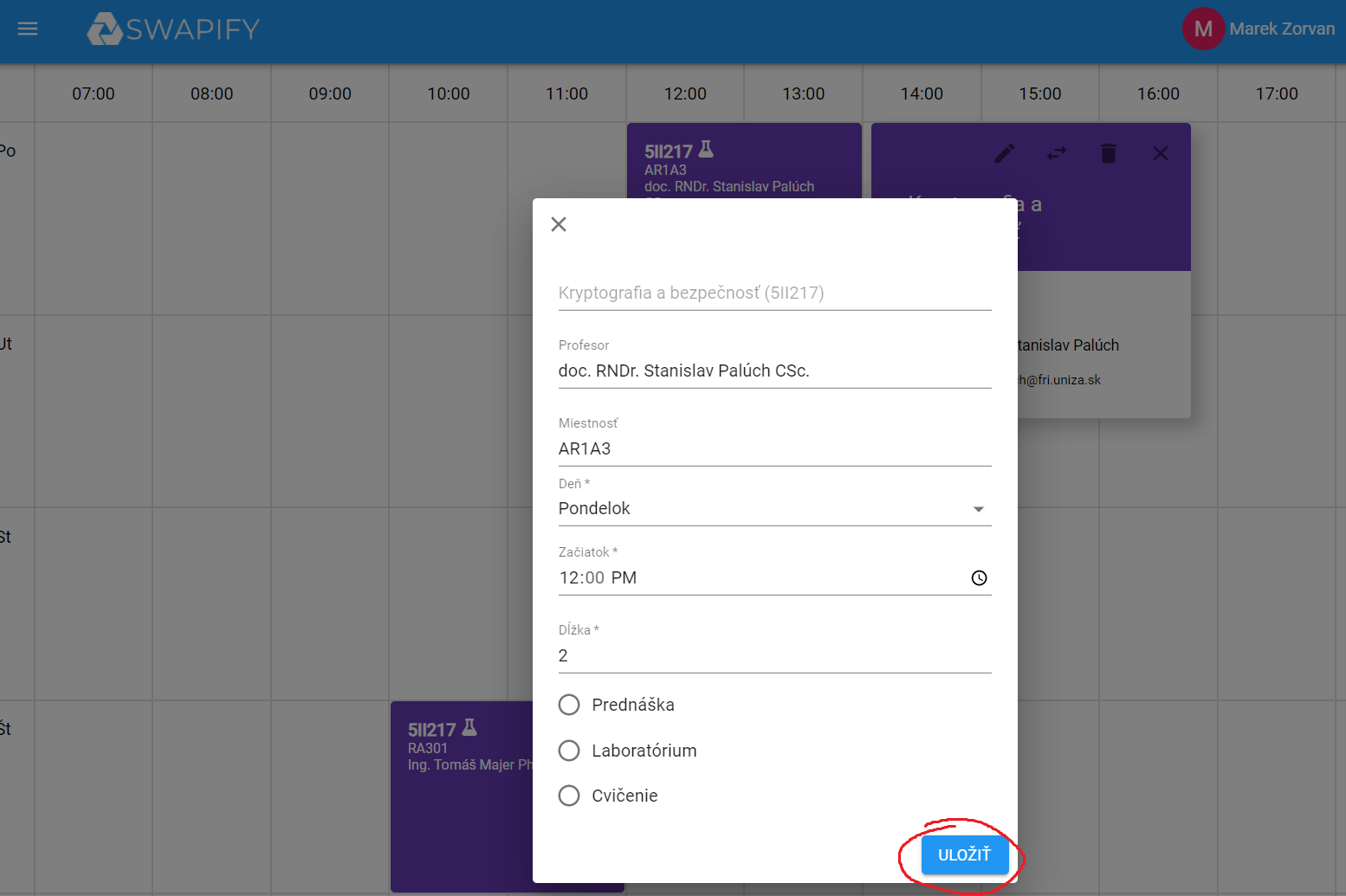 Save changes button for subject doesn't work · Issue #374 · fri-team/Swapify · GitHub