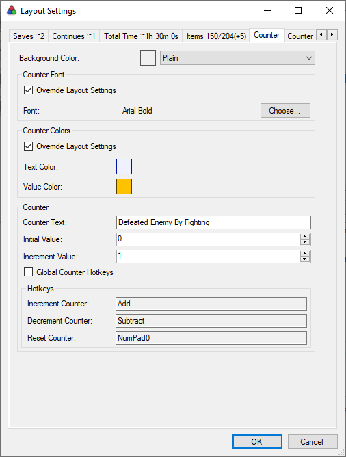 Counter hotkeys not saving · Issue #2224 · LiveSplit/LiveSplit · GitHub