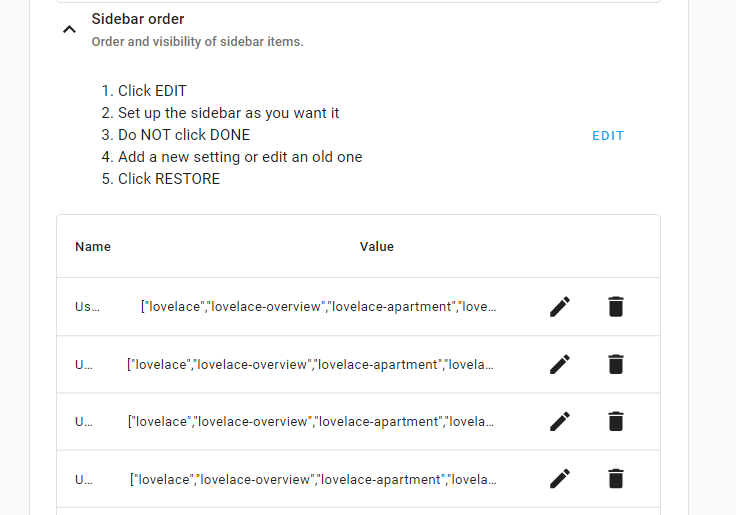 Configuration panel not wide enough - not everything is displayed properly. · Issue #487 ...