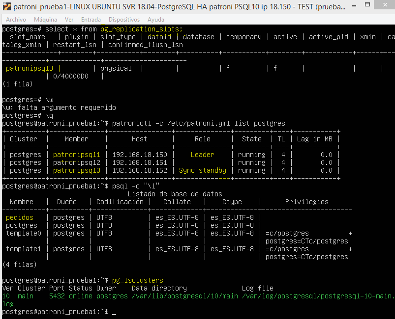 Hi again, having troubles with patroni + start postgresql control (everything is ok with patroni ...