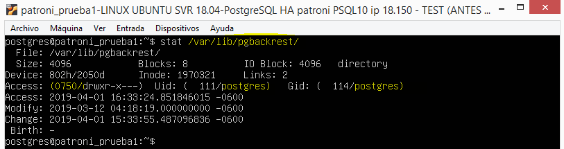 Error and Issues with stanza-create in master (patroni-cluster) · Issue #702 · pgbackrest ...
