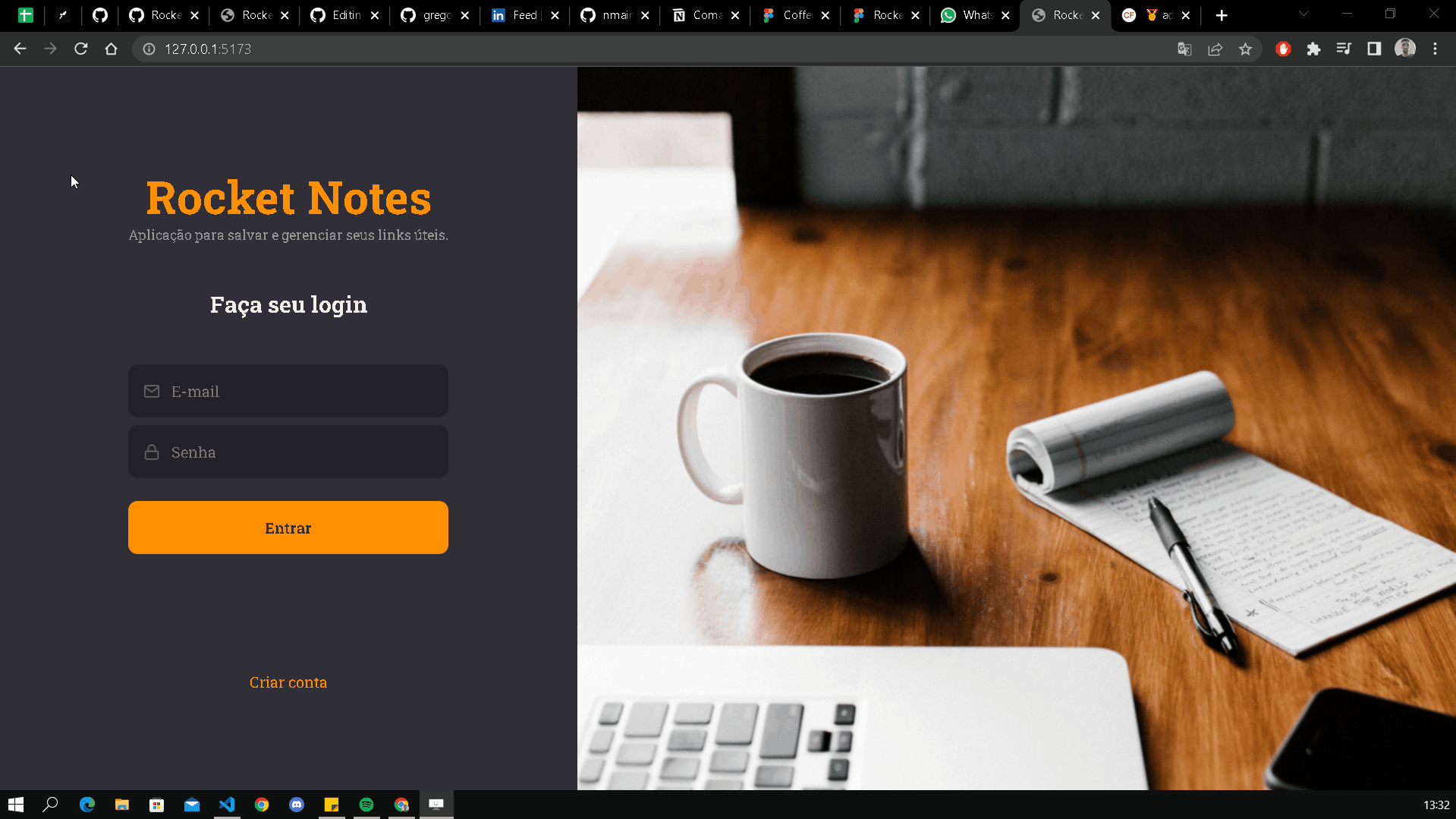 GitHub - gregoryAlvim/Rocketnotes