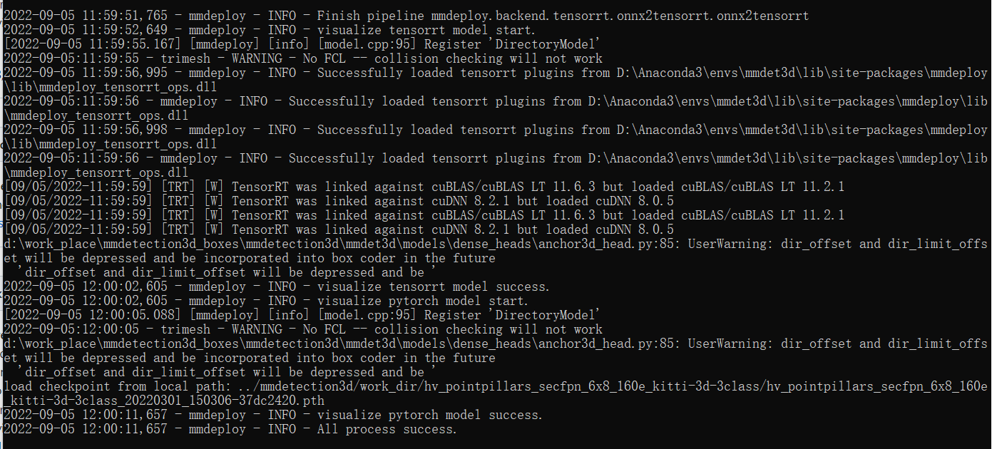 Mmdet3d Mmdeploy In Pointpillar Model To Trt【win10】 · Issue 994 · Open Mmlabmmdeploy · Github